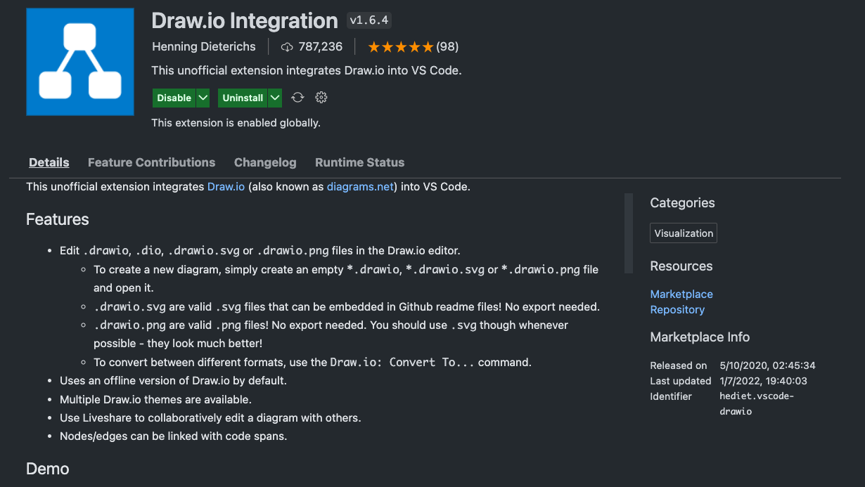 drawio로 vscode에서 다이어그램 작성하기 | Today Eddie Learned