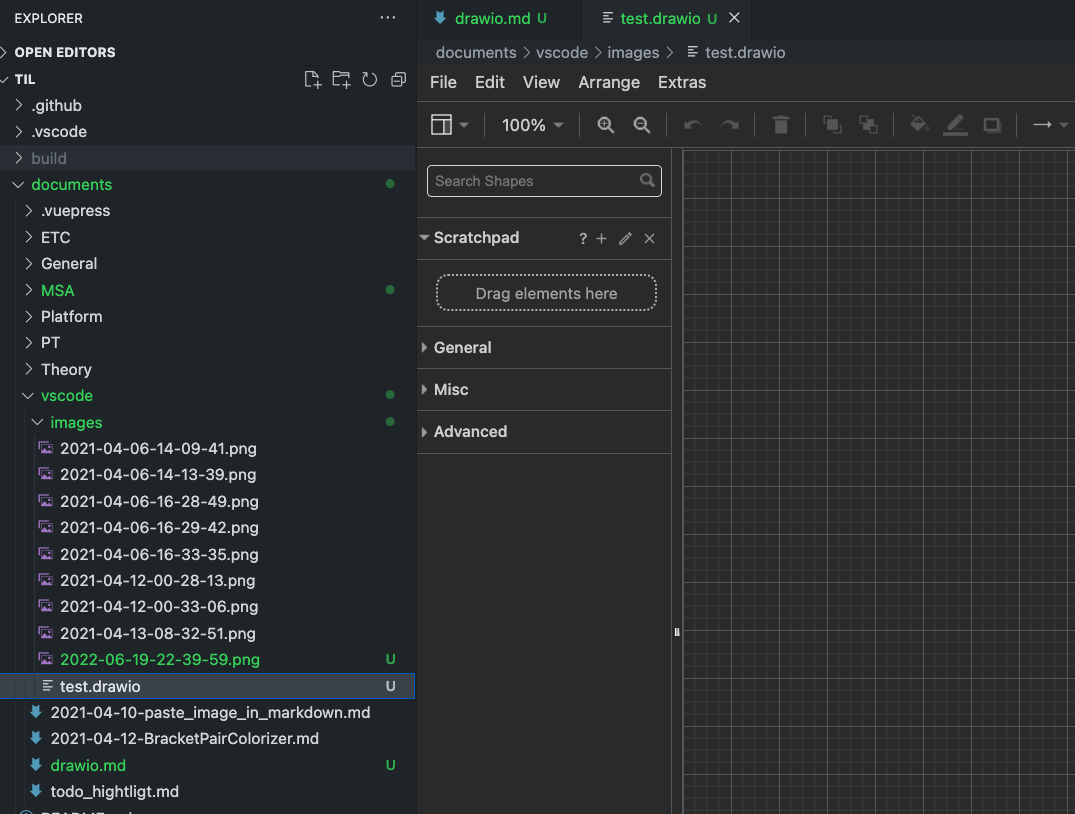 Drawio로 Vscode에서 다이어그램 작성하기 Today Eddie Learned